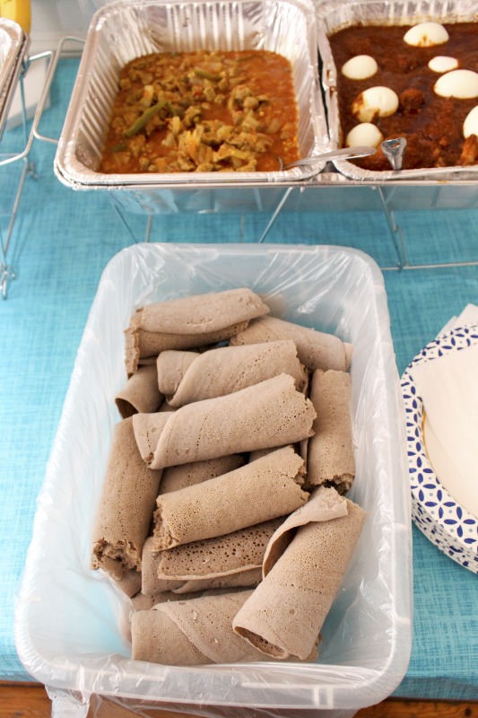 Injera Prepared By Trihas As Part Of An Eritrean Coffee Ceremony WV Folklife Collection WVU 